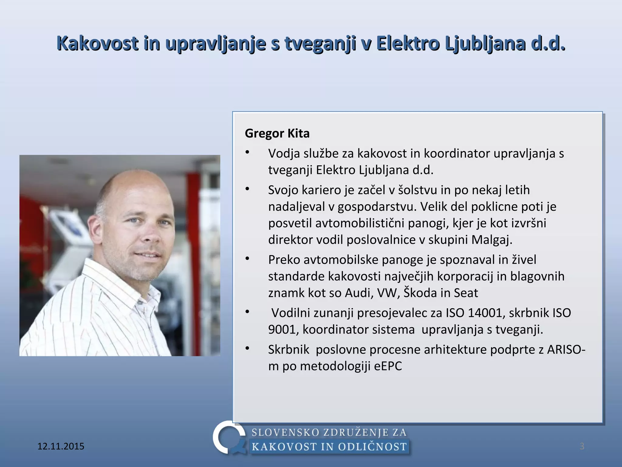 Elektro Ljubljana - Gregor Kita | PPT