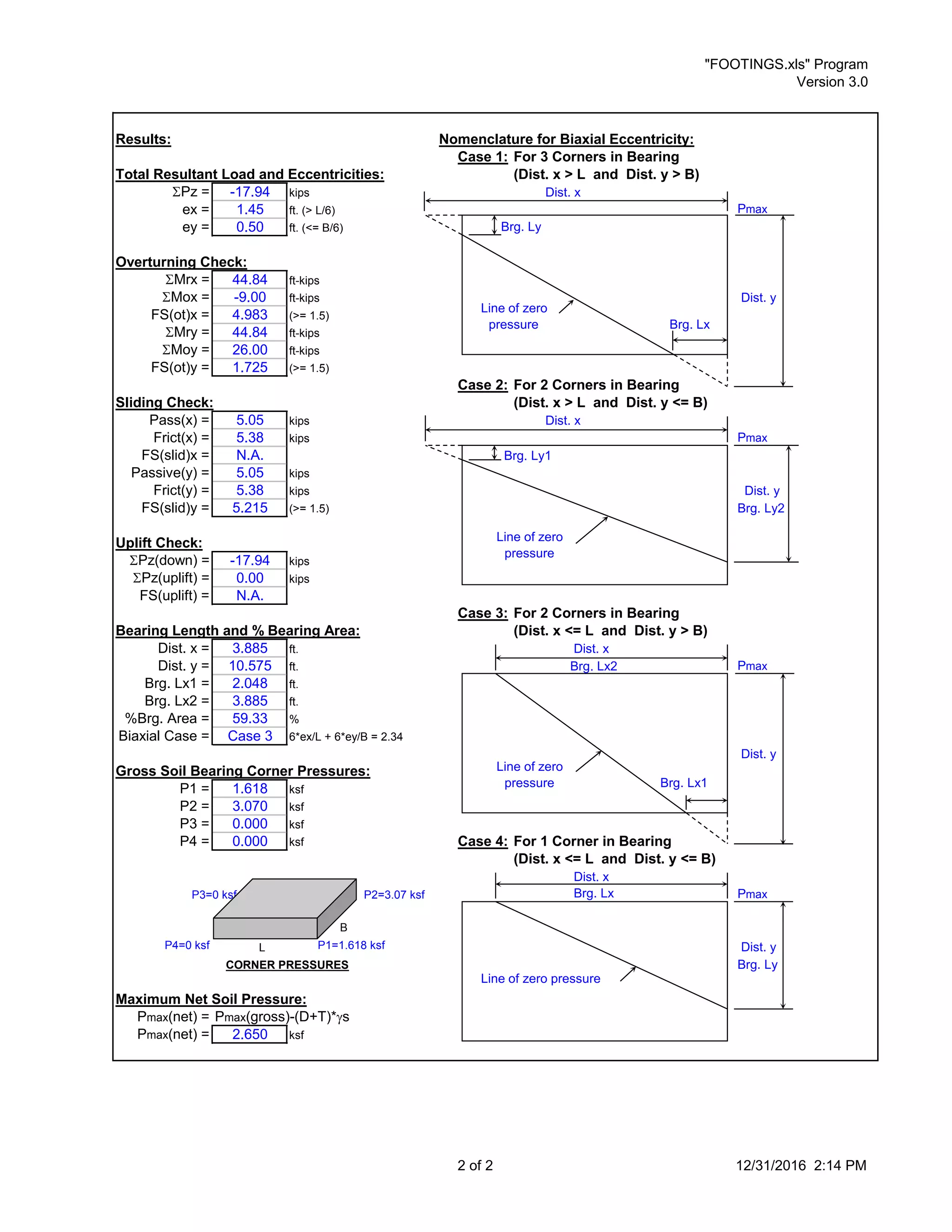 Footing Design | PDF