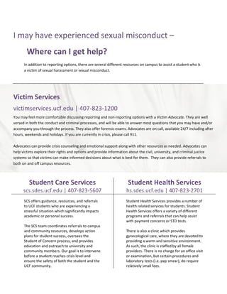 Responding to Sexual Misconduct | PDF | Sexual Conditions | Sexual Health