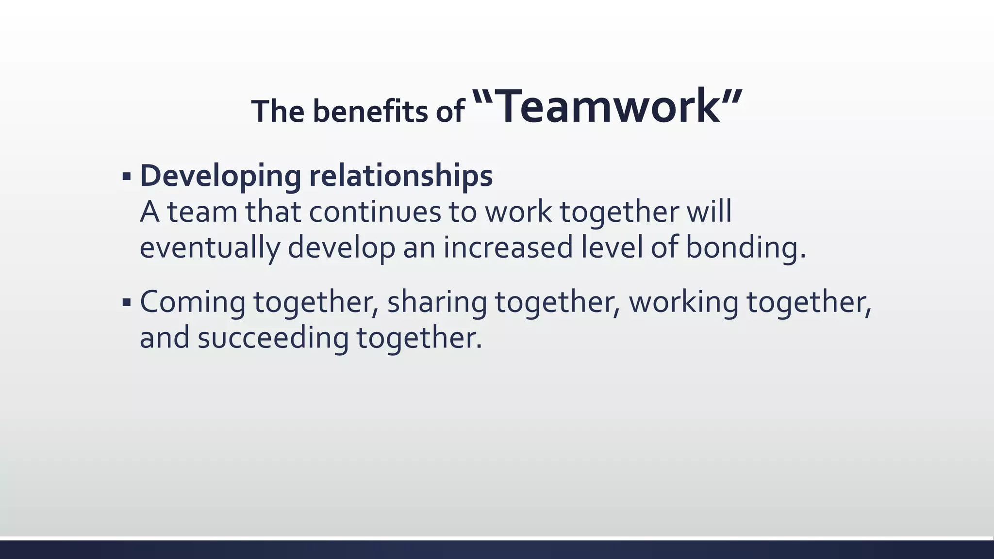 Word of the day-teamwork | PPTX
