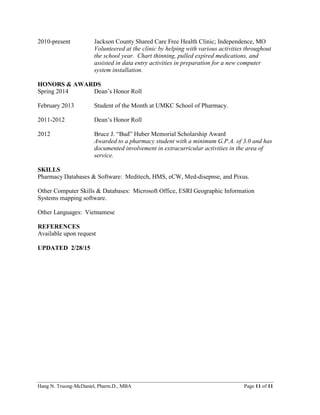 Hang Truong CV | PDF