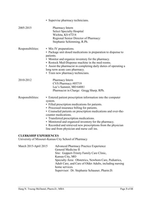 Hang Truong CV | PDF