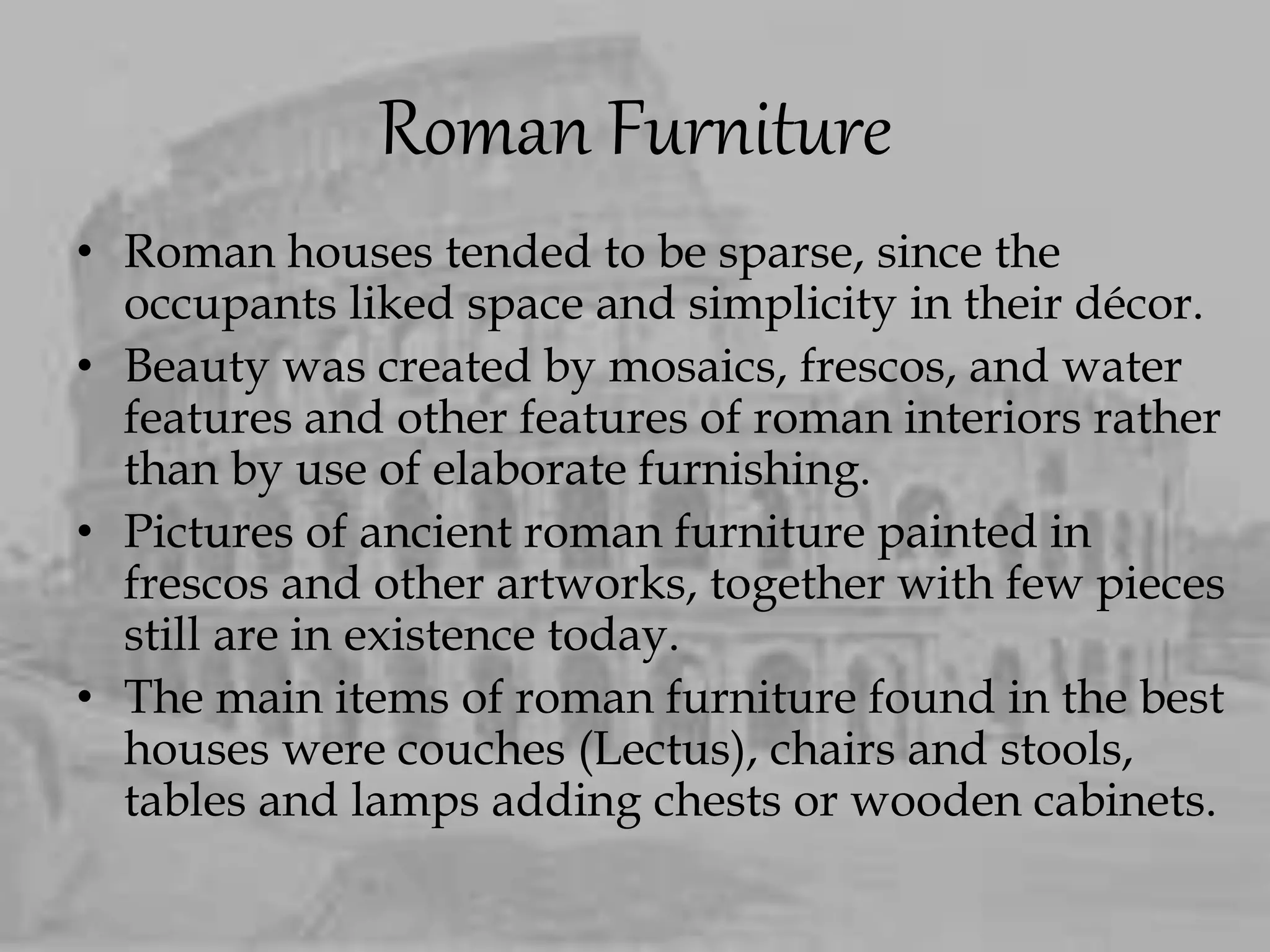 ROMAN INTERIORS | PPTX