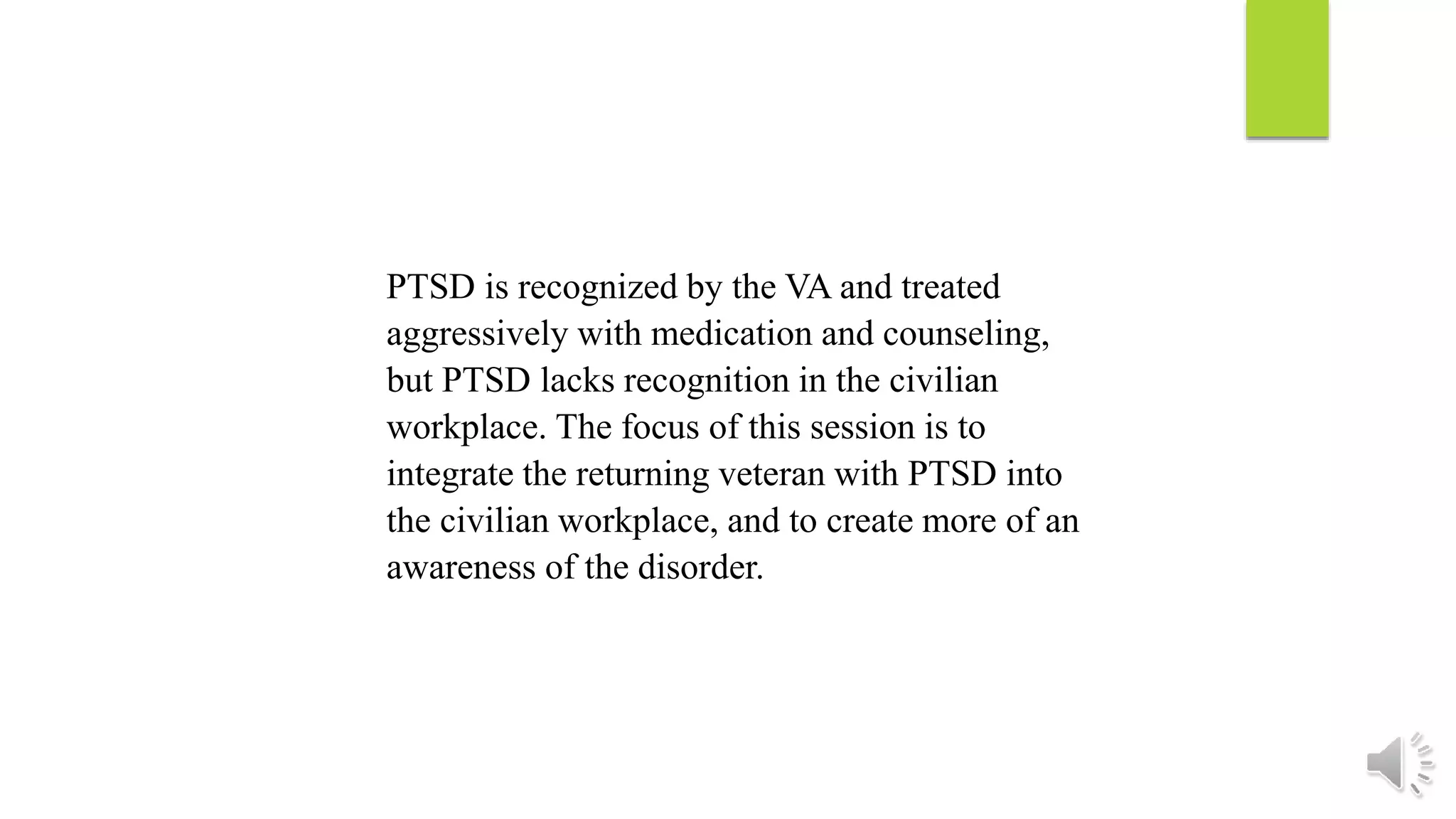PTSD in the Workplace presentation 2 | PPT
