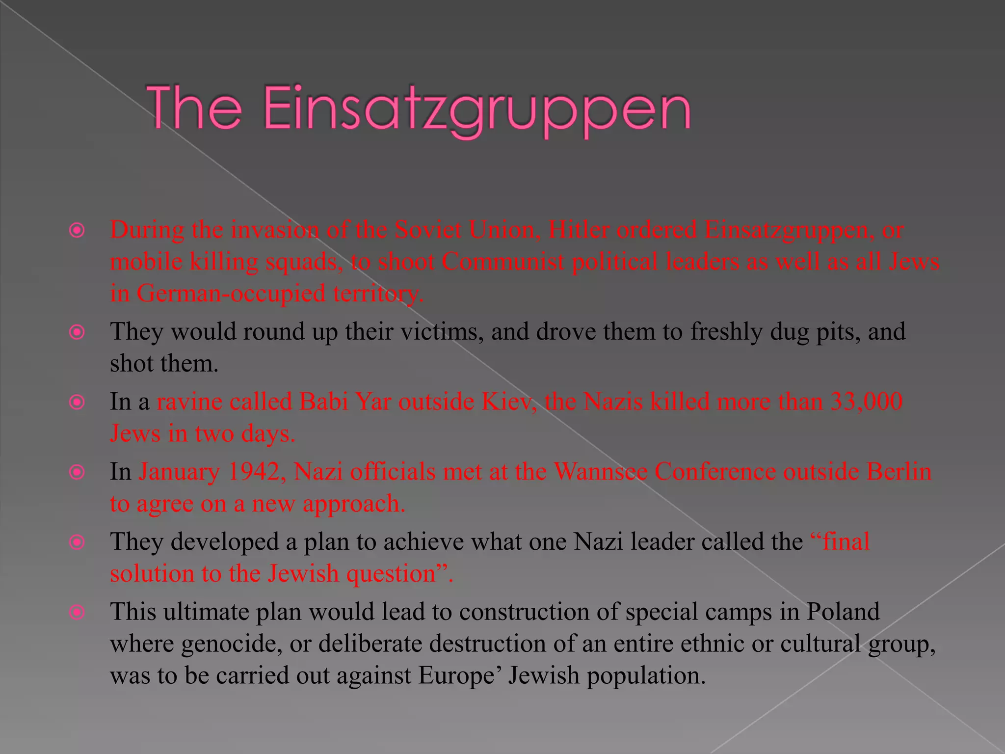 The Holocaust Notes | PPTX