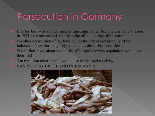 The Holocaust Notes | PPT