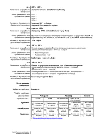 CV_BG_Vera_2016 | DOCX