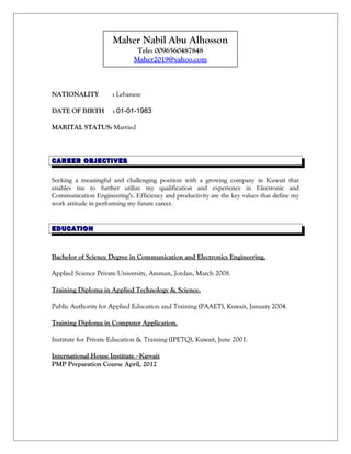 Maher CV.DOC