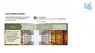 The Land suitability mapping classification | PPT