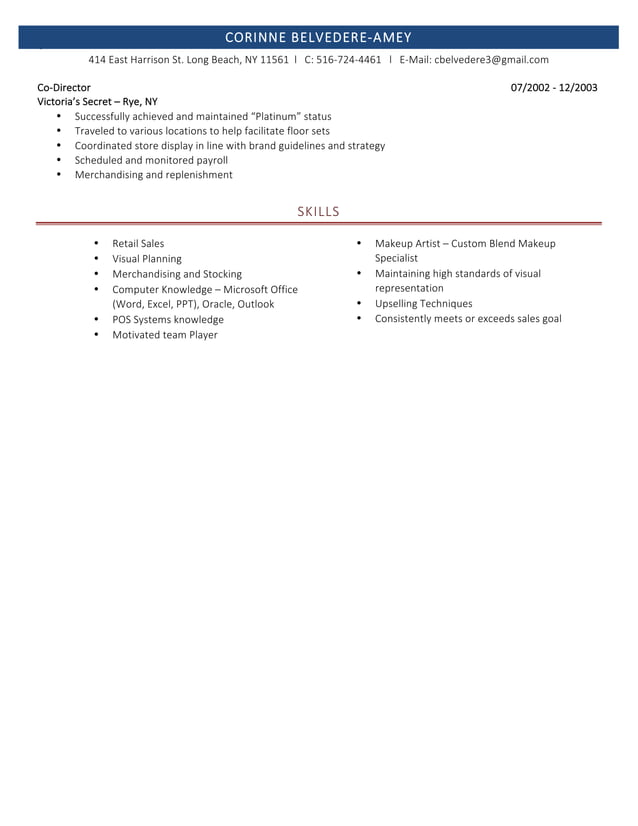 Resume Final Edit | PDF | Skin Care | Beauty