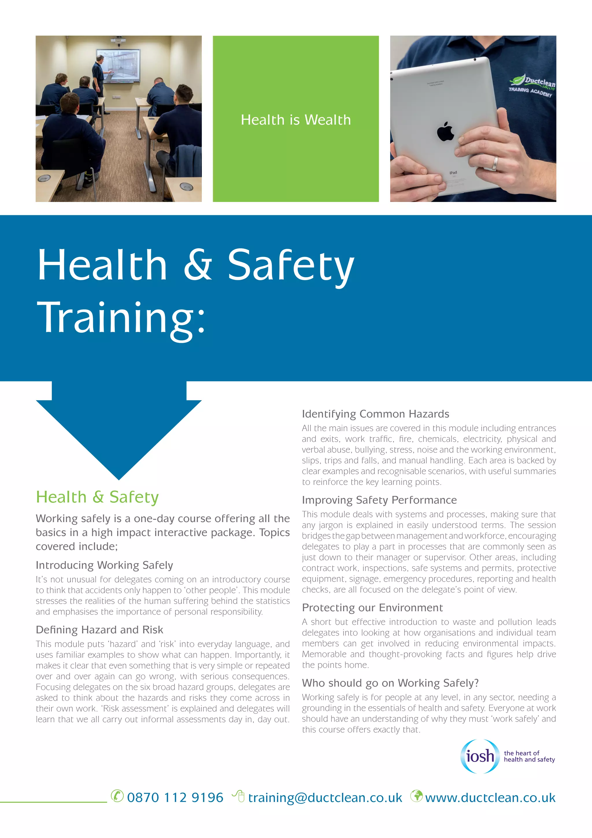 TRAINING ACADEMY BROCHURE | PDF