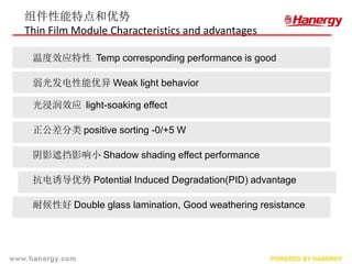 Thin Film module introduction-- Key feature | PPT