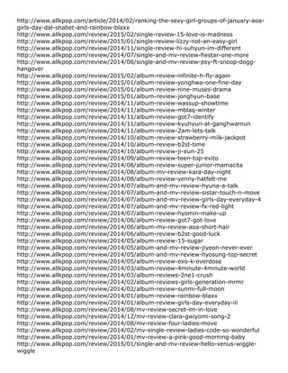 URLs clean list | ODT