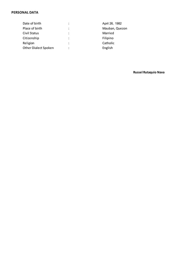 russel-resume | PDF