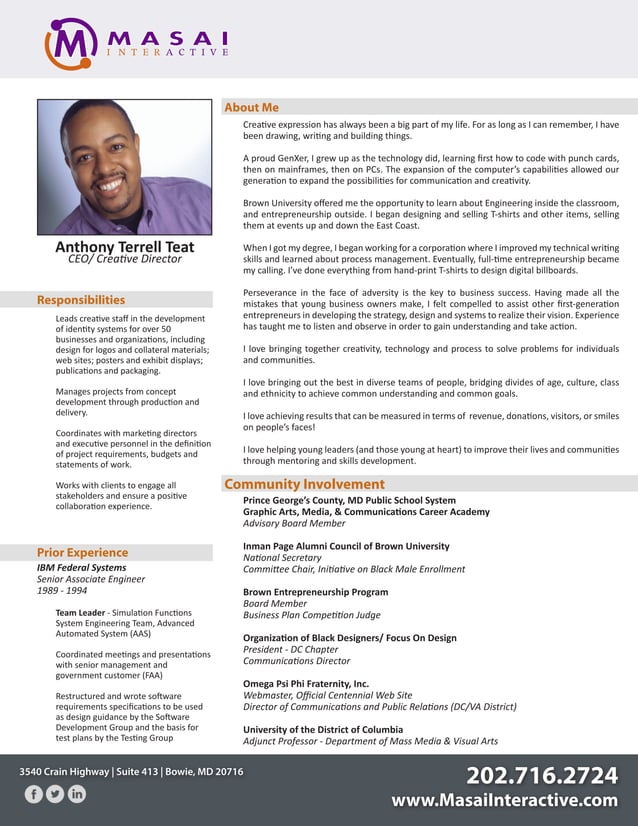 Masai Interactive - One-Sheet 2016 | PDF