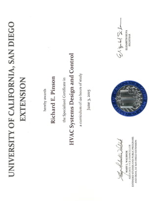UCSD Specialized Certificate | PDF