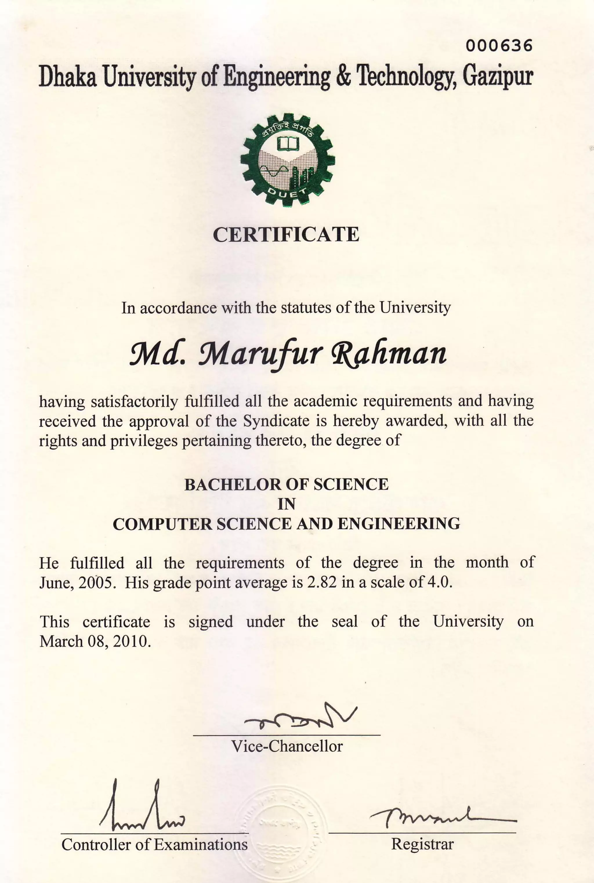 B.Sc Engineering | PDF