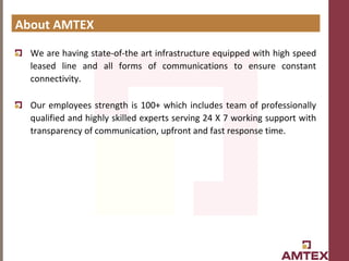 Amtex_Software_Testing_Presentation pdf | PDF