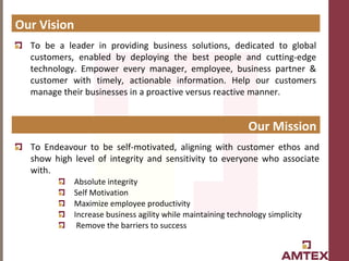 Amtex_Software_Testing_Presentation pdf | PDF