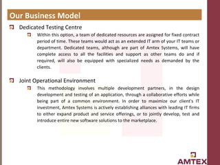 Amtex_Software_Testing_Presentation pdf | PDF