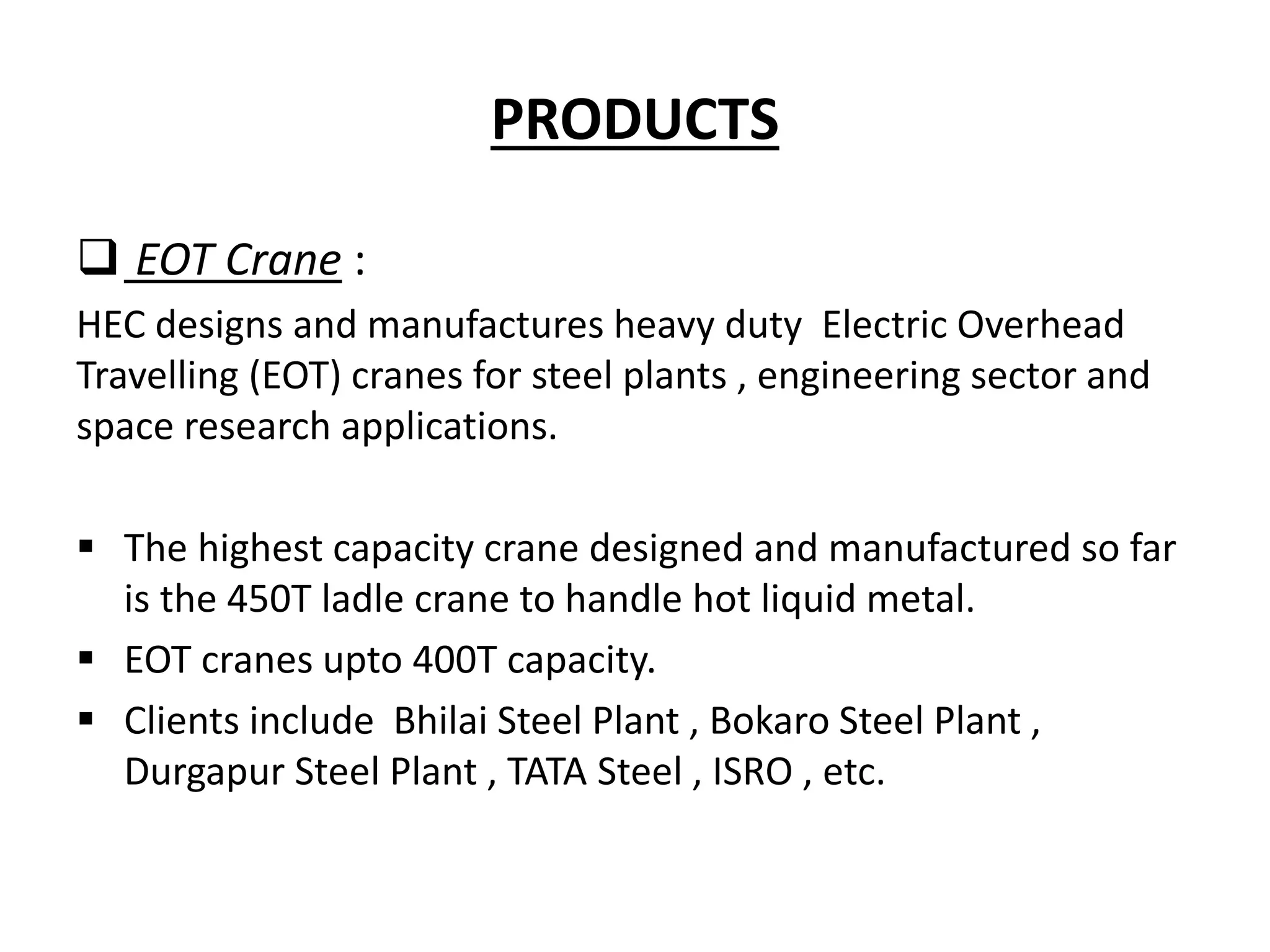 Heavy Engineering Corporation (HEC) | PPTX