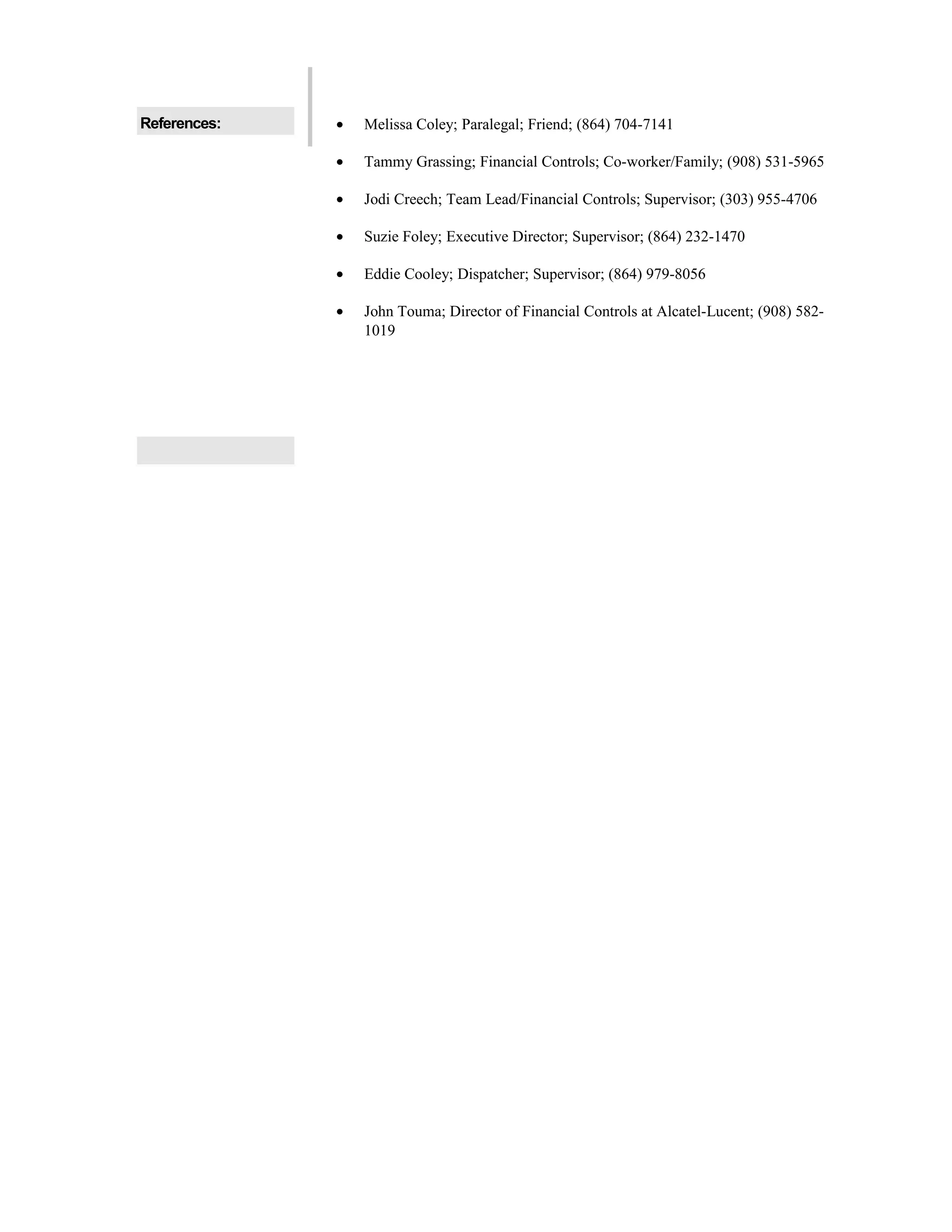 Anita Black Resume 2-24-15 | DOC | Logistics | Business
