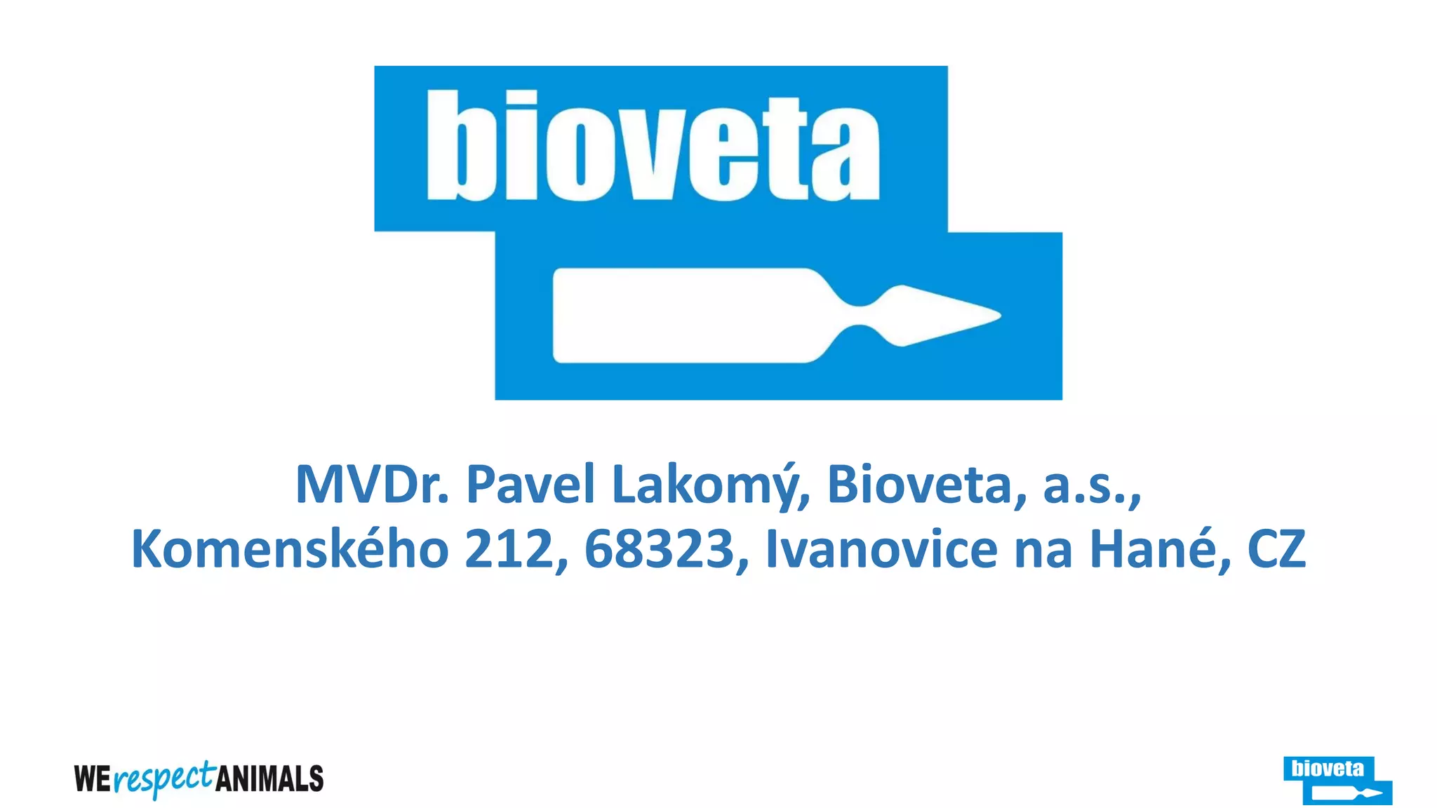 Bioveta - company presentation | PDF