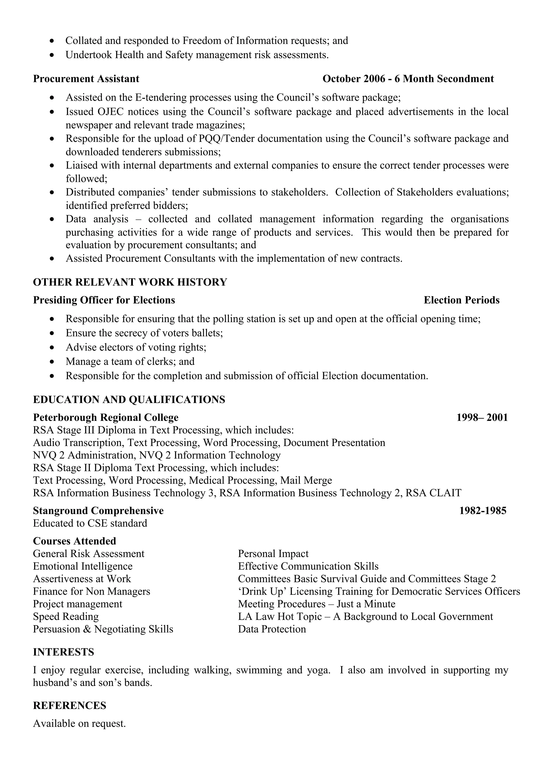 Karen Dunleavy CV | DOC