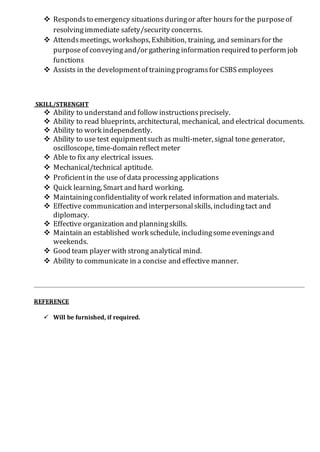 CCTV TECNICIAN CV CORE SMART AND DPS - Copy | PDF