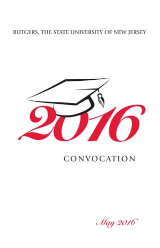 SEBS Convocation Program 2016 | PDF