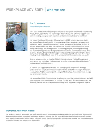 WPA Bio - Eric D. Johnson 2016 v2 | PDF | Human Resources | Business