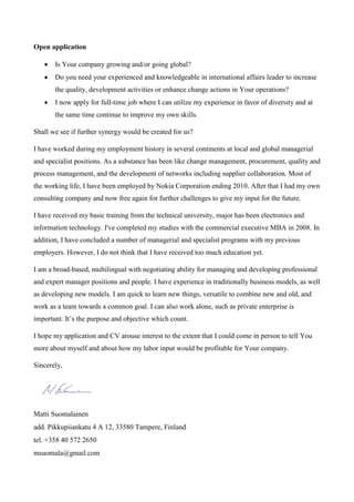 Open application | PDF | Business Administration | Business