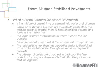 Foam Bitumen Presentation | PPT