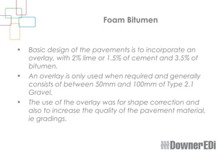 Foam Bitumen Presentation | PPT