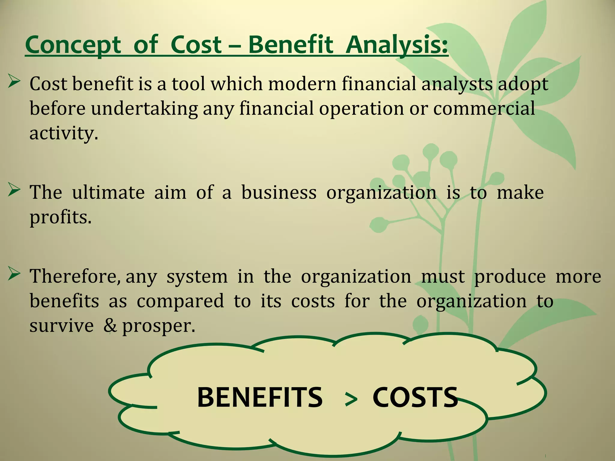 Cost-benefit analysis | PPT