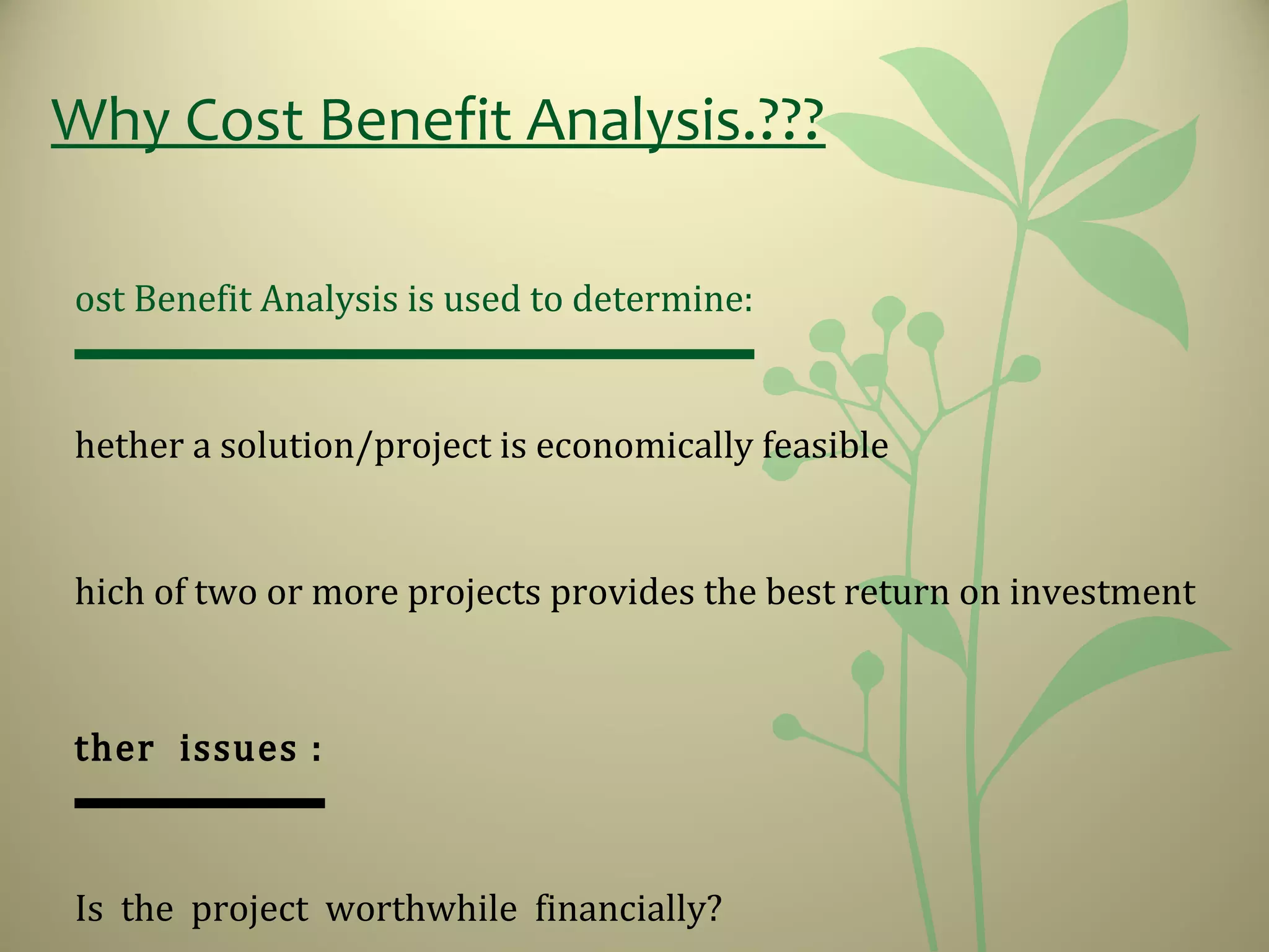 Cost-benefit analysis | PPT