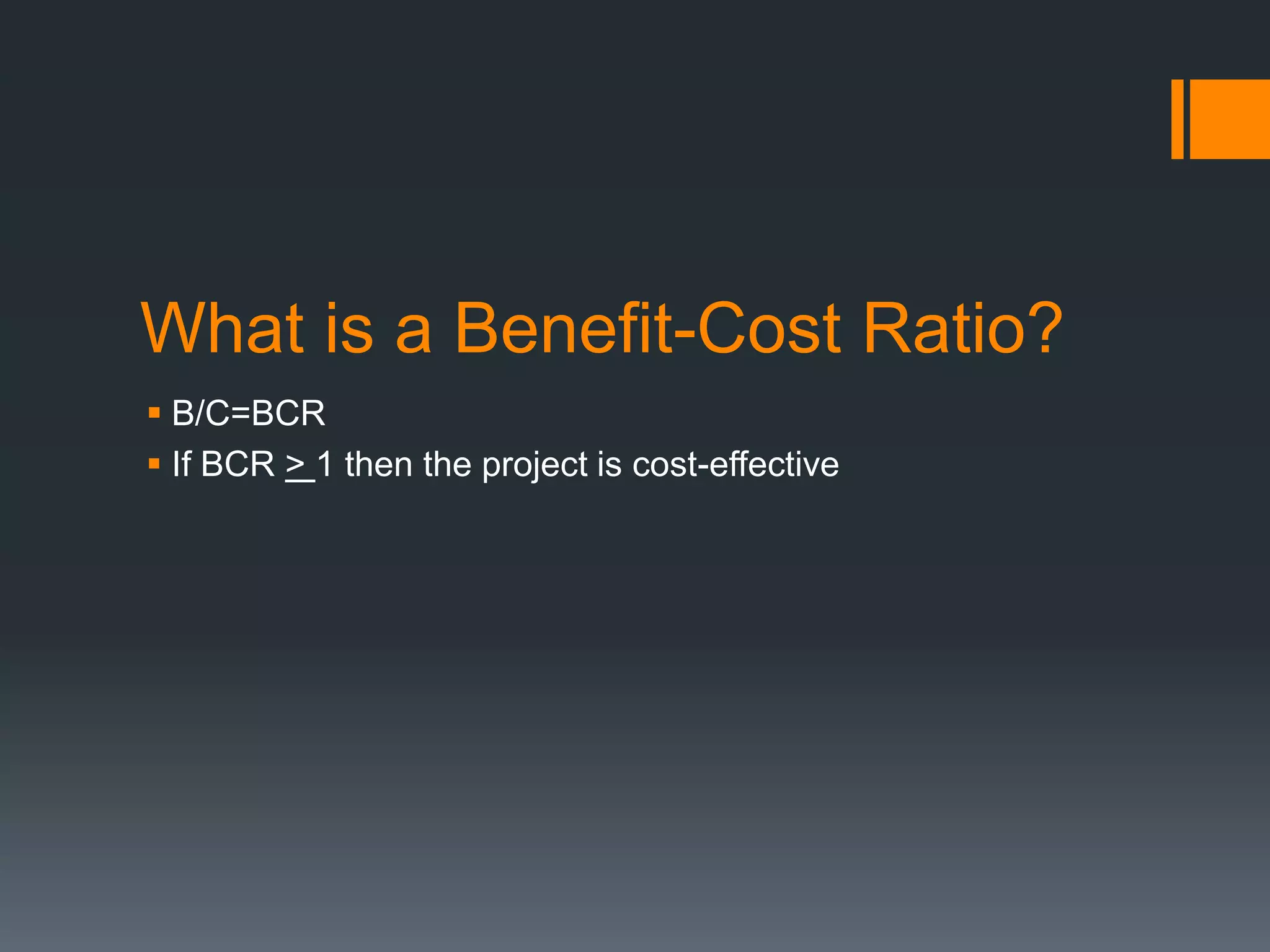 Cost Benefit Analysis- CBA | PPT