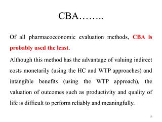 CBA.pharmacotherapy pharmacy department | PPTX
