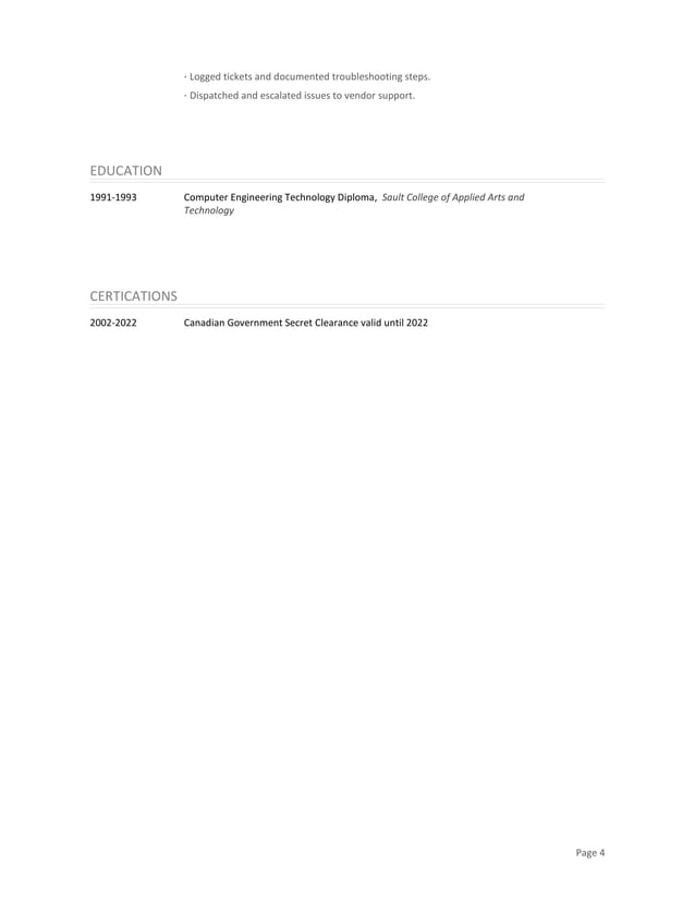 Perry PROVOST Resume V2 | PDF