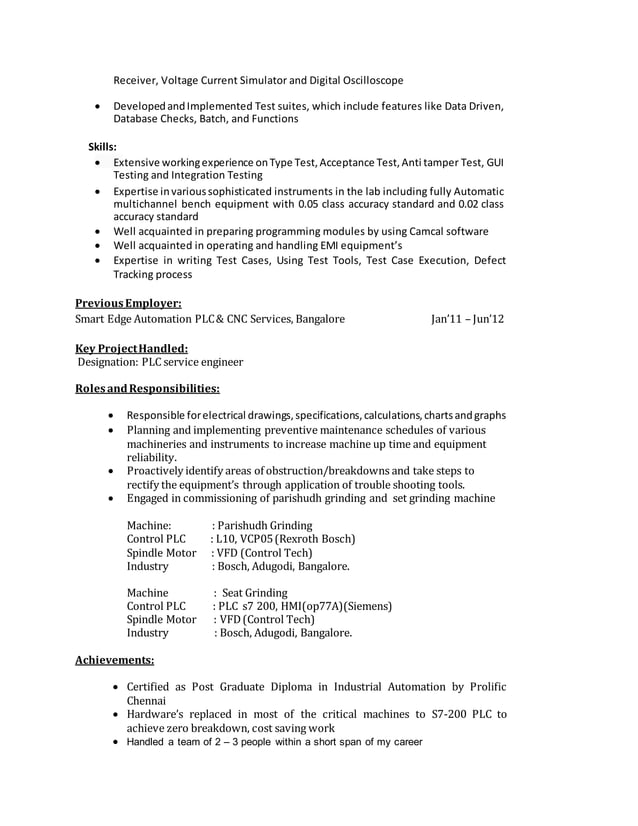 RajasekarEEE resume | PDF