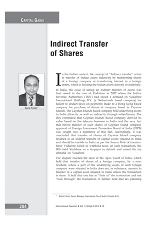 IT V12P4 - Indirect Transfer final | PDF