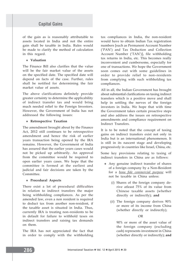 IT V12P4 - Indirect Transfer final | PDF