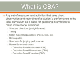CBA and Graphing | PPTX