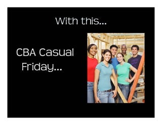 CBA DRESS CODE | PDF