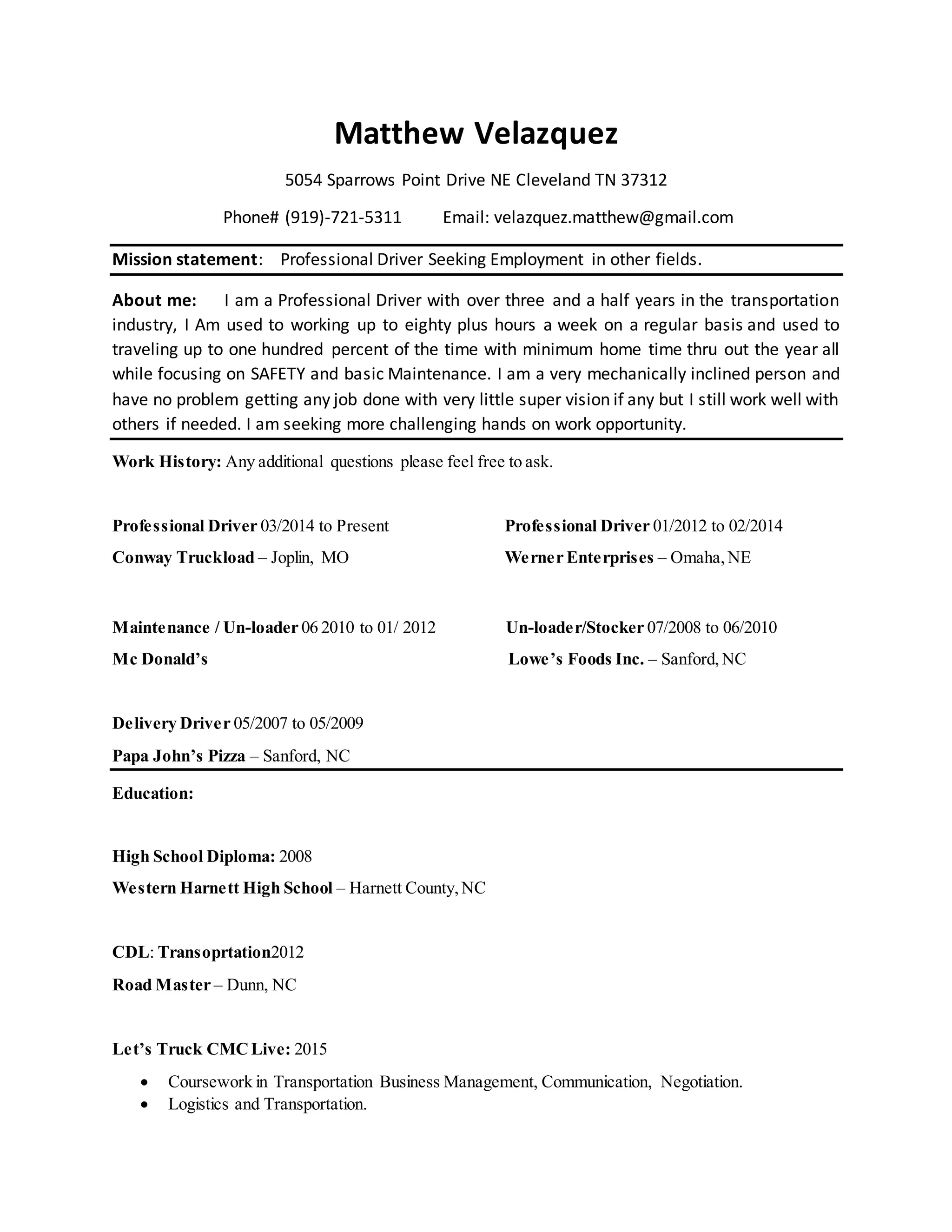 Matthew Velazquez Resume Final | DOCX