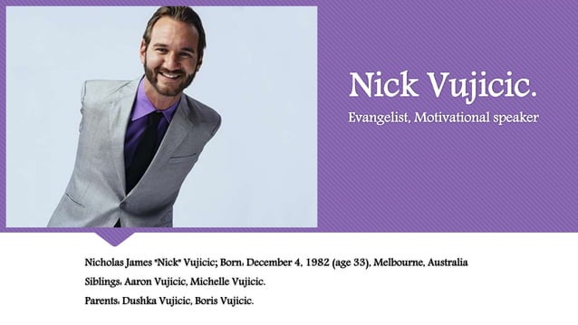 Nick Vujicic | PPTX