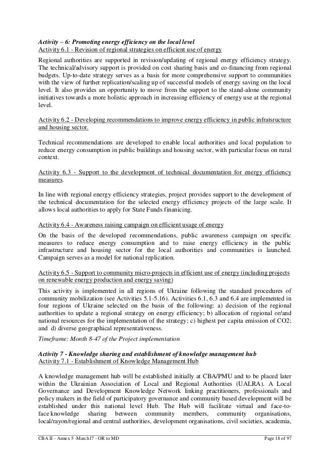 Cba ii project document