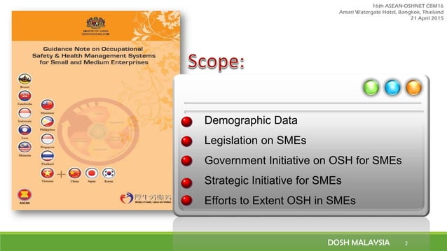 Total workplace health and safety & ASEAN-OSHNET Guidance Note on OSHMS ...