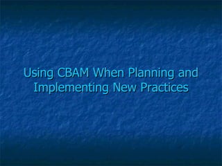 Cbam | PPT