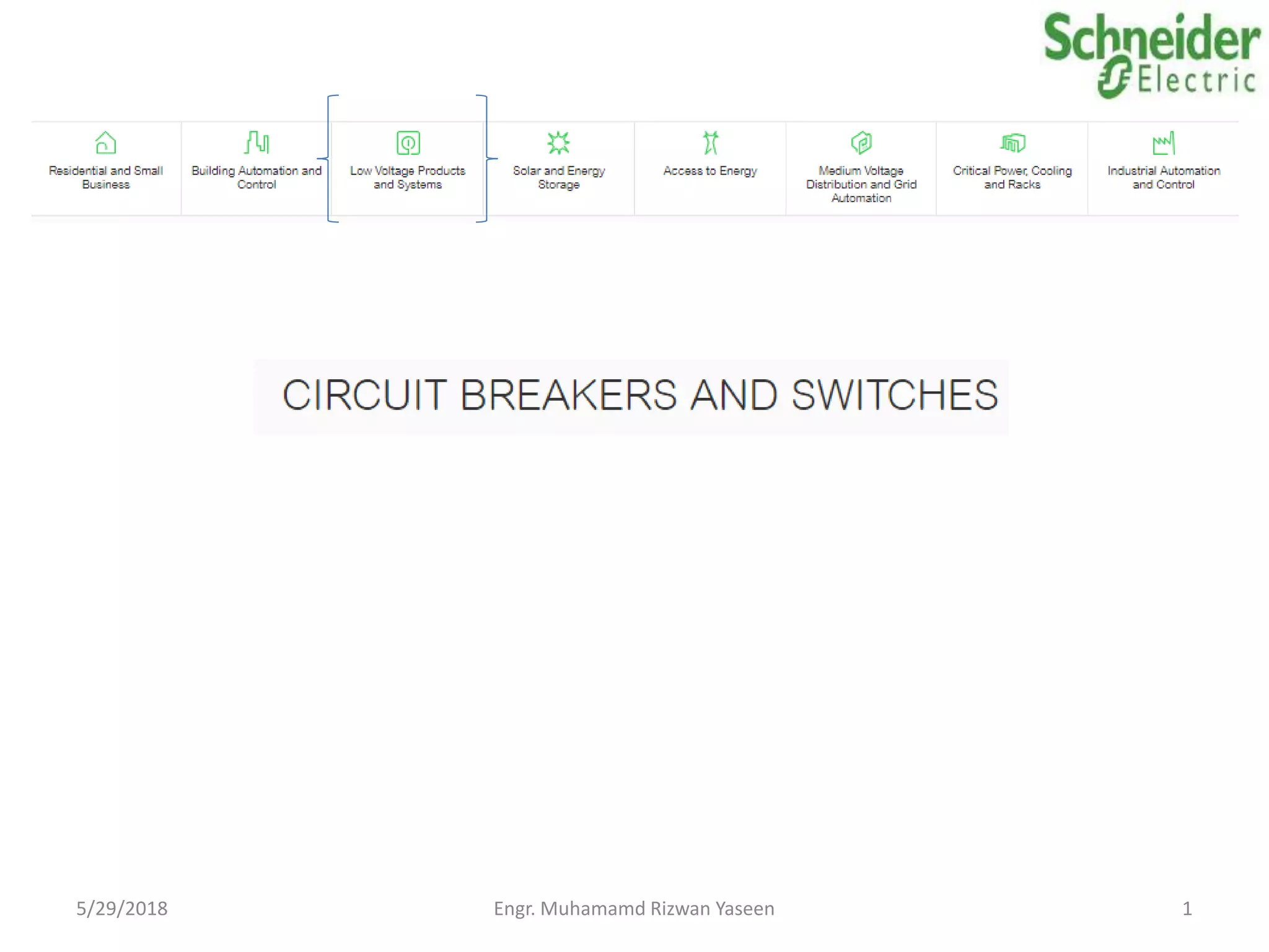 CBs and switches | PPT